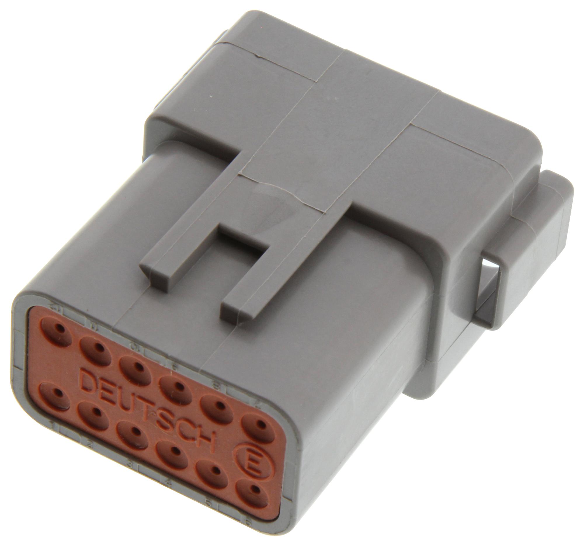 DT04-12PA-C015 - Deutsch - Te Connectivity - Carcasa de Conector Automotriz, DT Series ...