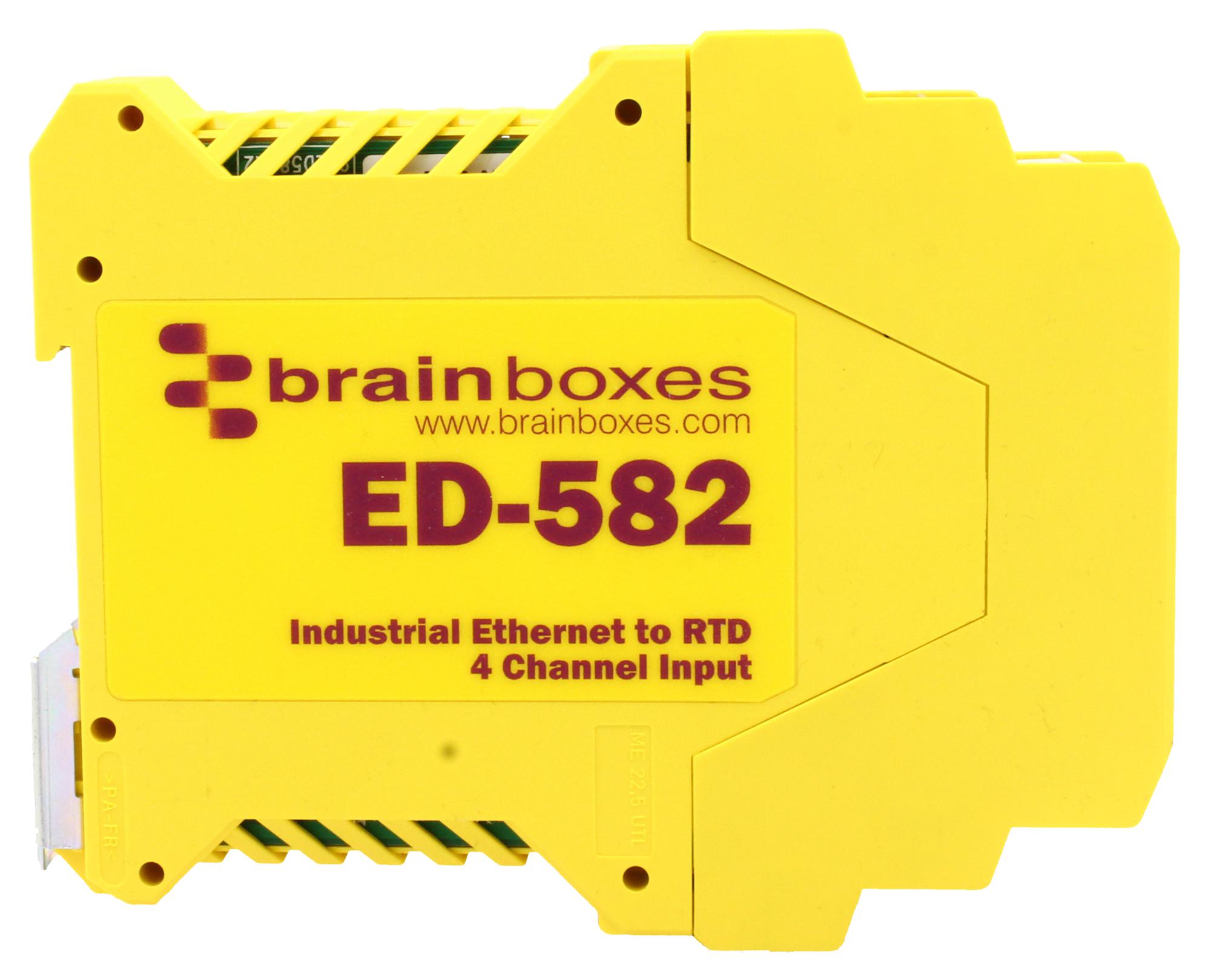 ED-582 - Brainboxes - Módulo de Entrada, Ethernet a RTD, 4 Canales