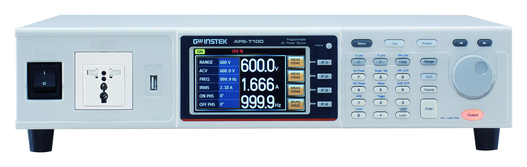 APS-7100 - Gw Instek - Fuente de Alimentación CA, Serie APS-7000, 1000 VA