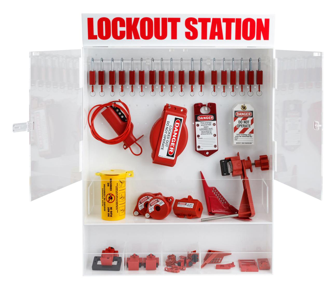150975 - Brady - XL ENCLOSED LOCKABLE LOCKOUT STATION KIT