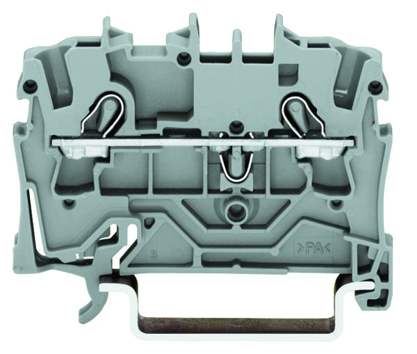 2001-1201 - Wago - Bloque de Terminal c/Montaje en Riel DIN, 2 ...