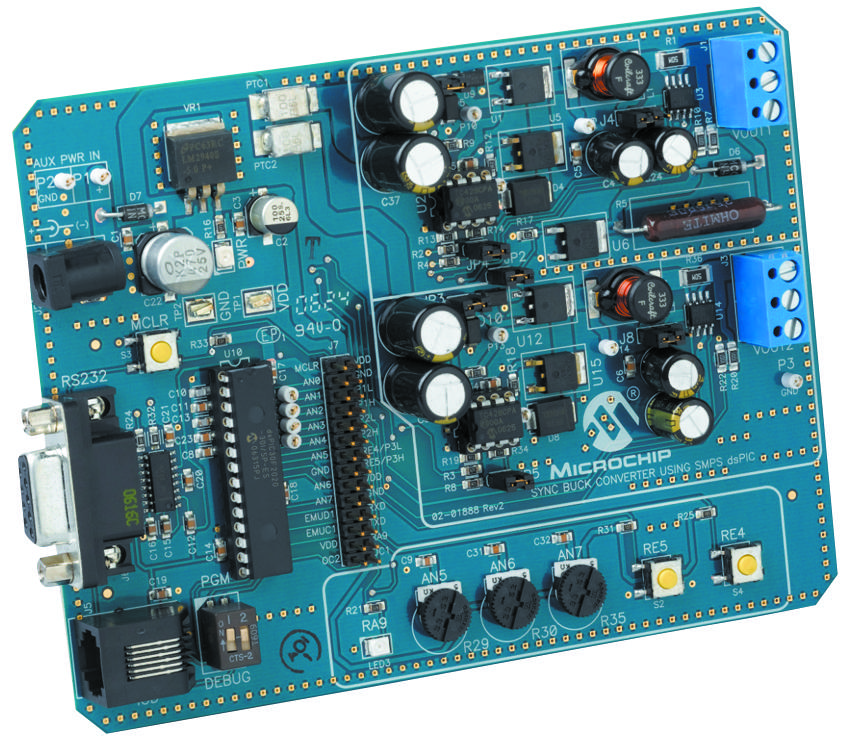DM300023 - Microchip - Tarjeta de Desarrollo, Fuente de Poder Modo ...