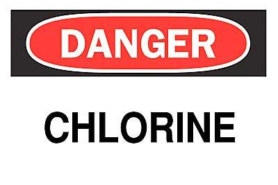 22314 - Brady - Letrero de Seguridad, Danger Chlorine, 254 mm