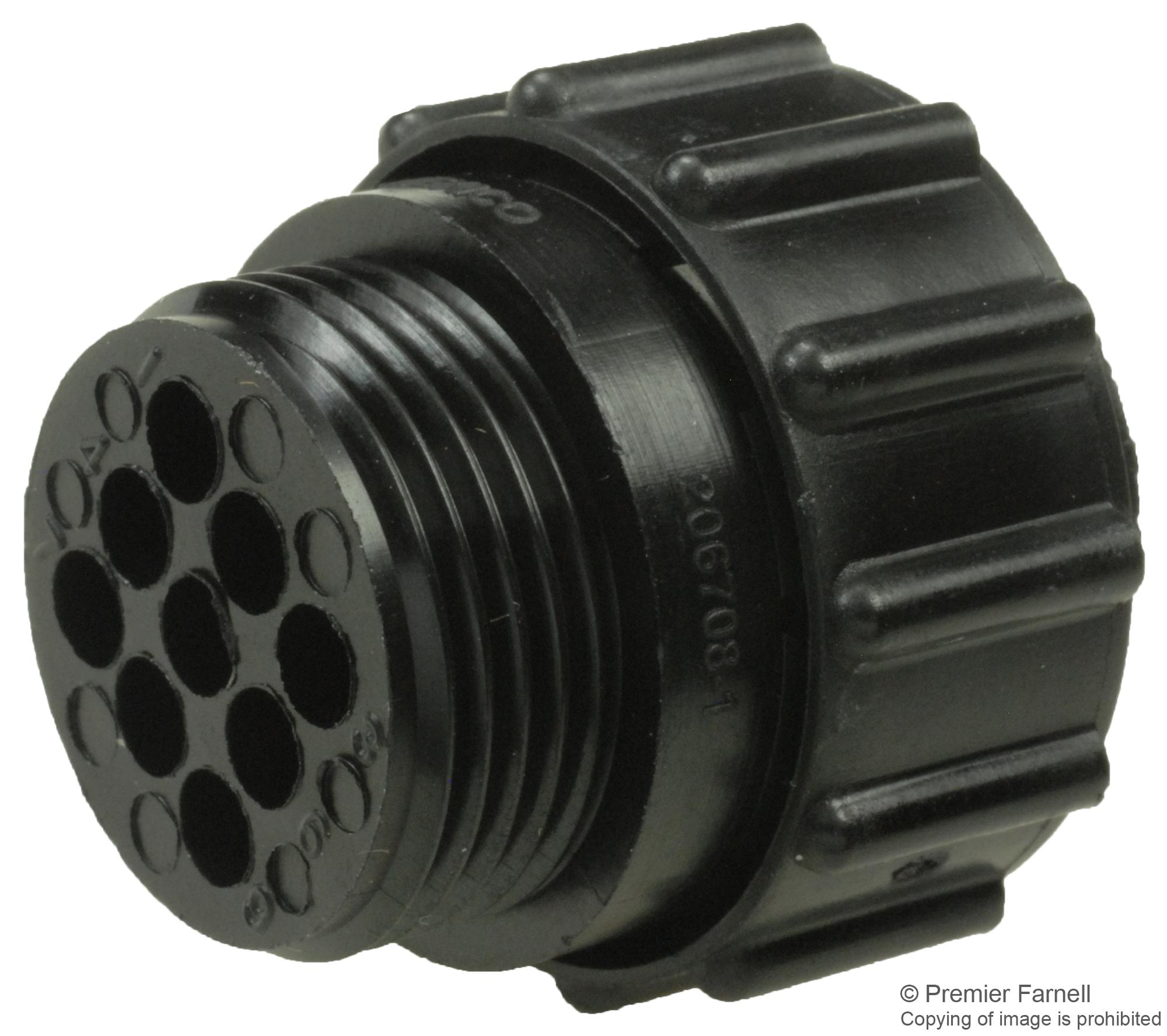 206708-1 - Amp - Te Connectivity - Conector Circular, Serie CPC 1 ...