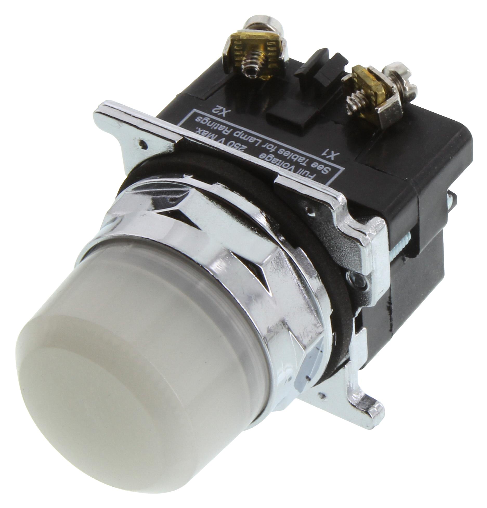 10250T197LWP2A - Eaton Cutler Hammer - Indicador de Montaje en Panel LED, Blanco, 120 VAC