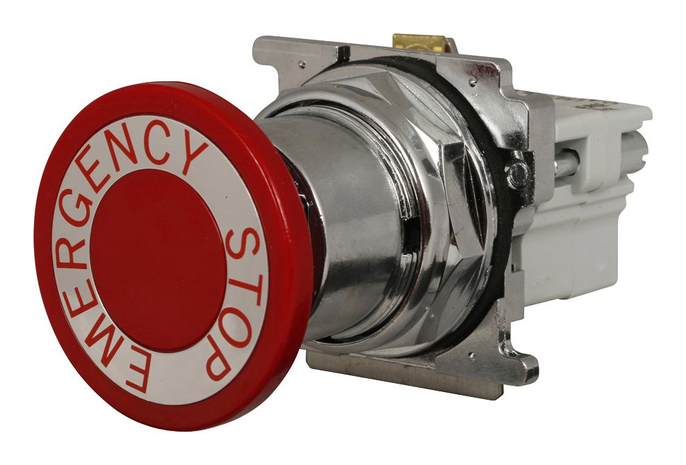 10250T5B63-51 - Eaton Cutler Hammer - Interruptor para Paro de Emergencia, SPST-NC, Push - Pull
