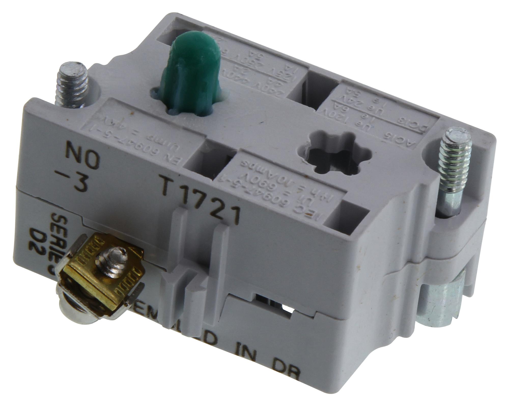 10250T53 - Eaton Cutler Hammer - Contact Block, 6 A, 600 V