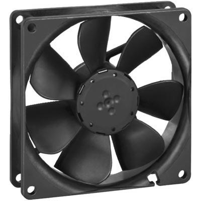 3414NGH - Ebm-papst - Ventilador axial de CD, 24 V, Cuadrado