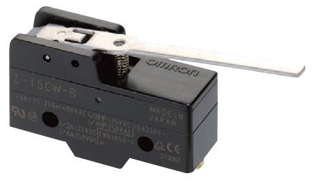 Z-15GW4-B - Omron Industrial Automation - Interruptor Microswitch, Snap Action, Palanca con Bisagra