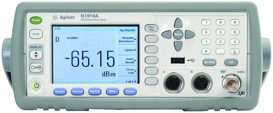 N1913A/201 - Keysight Technologies - Medidor de Potencia de RF, 1 Canal, 110 GHz