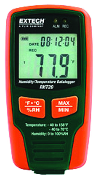 RHT20 - Extech Instruments - Registrador de Datos, USB Temperatura y ...