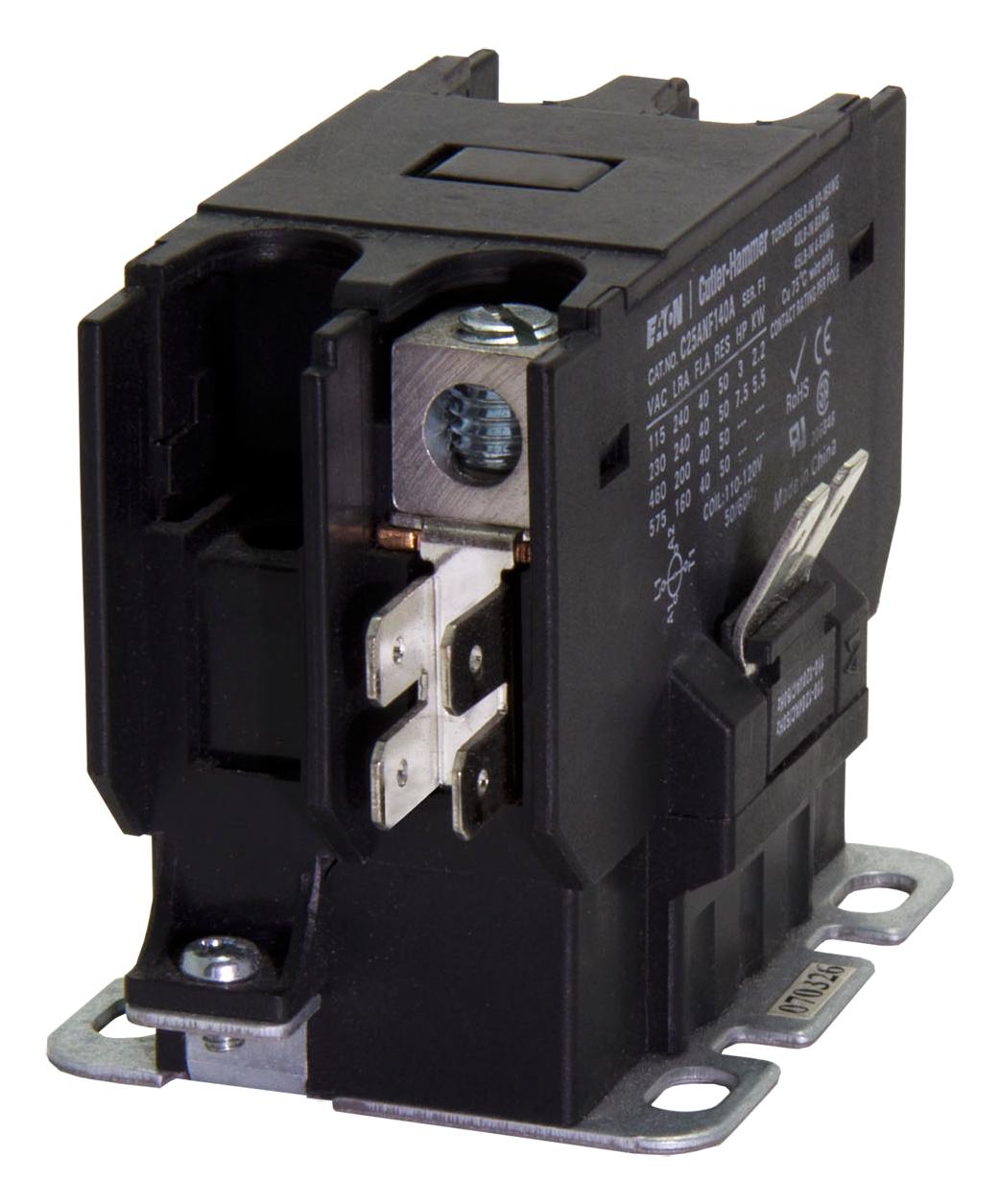 C25ANB130A - Eaton Cutler Hammer - Contactor, 30 A, Panel Mount