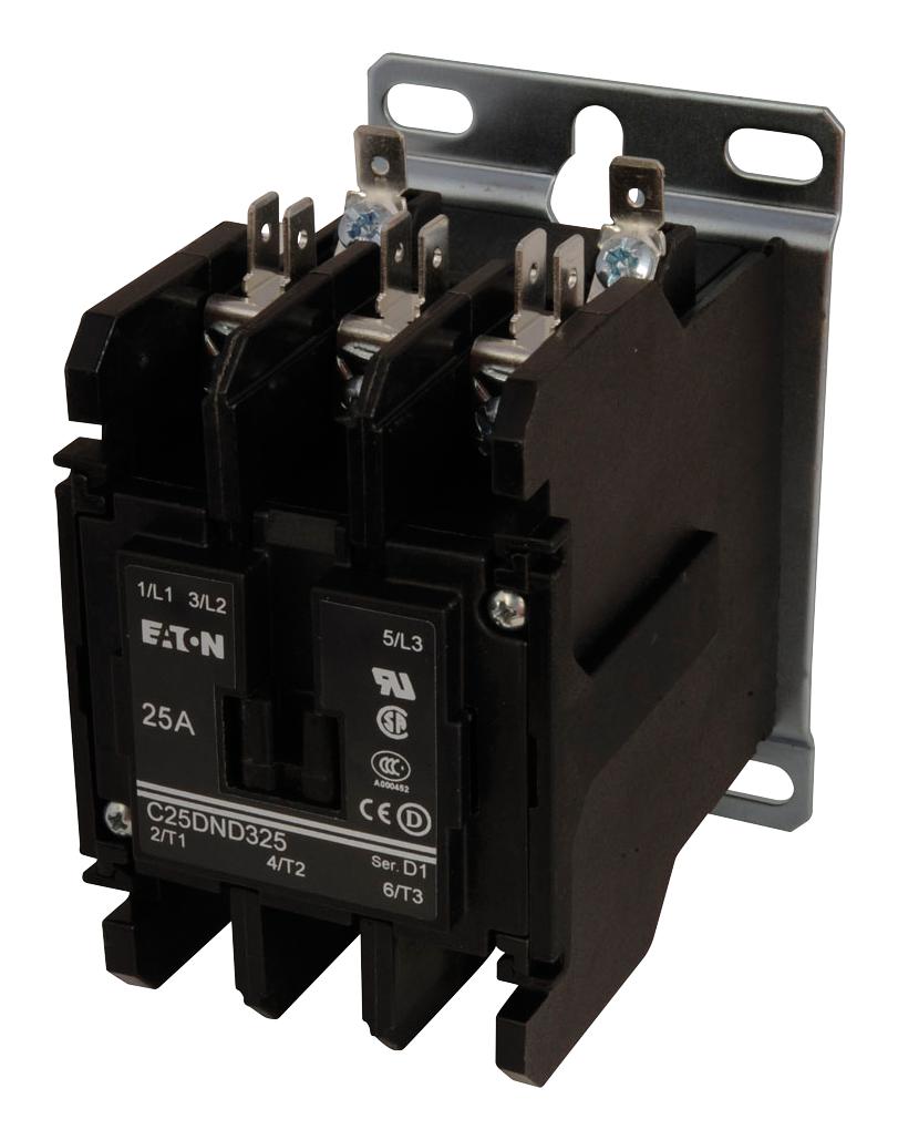 C25DND325T - Eaton Cutler Hammer - Contactor, 25 A, Montaje en Panel