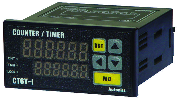 CT6Y-I4 - Autonics - Contador, Temporizador, Tipo Táctil