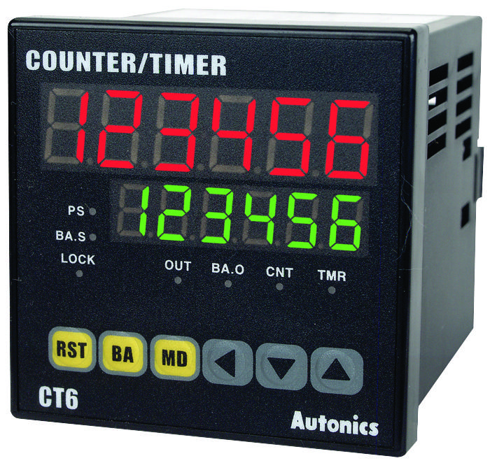 CT6 - Autonics - Contador, Temporizador, Táctil