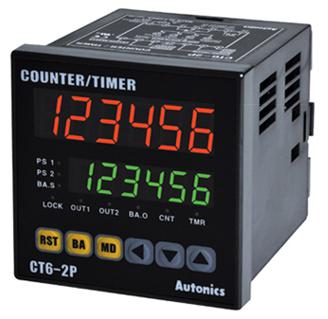 CT6-I - Autonics - Contador, Temporizador, Tipo Táctil