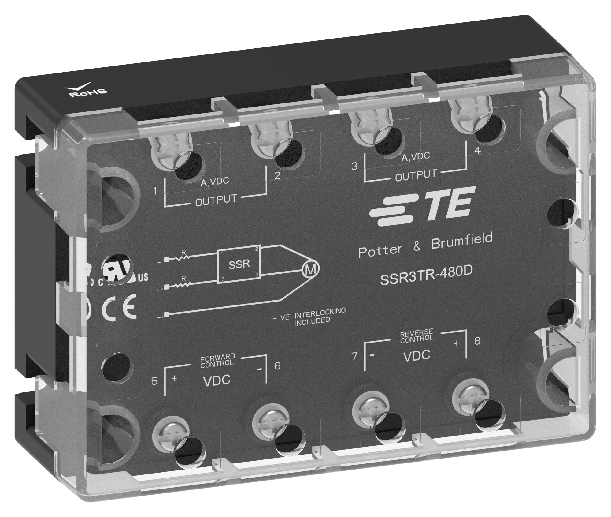 SSR3TR-480D40R - Potter&brumfield - Te Connectivity - Relevador de ...