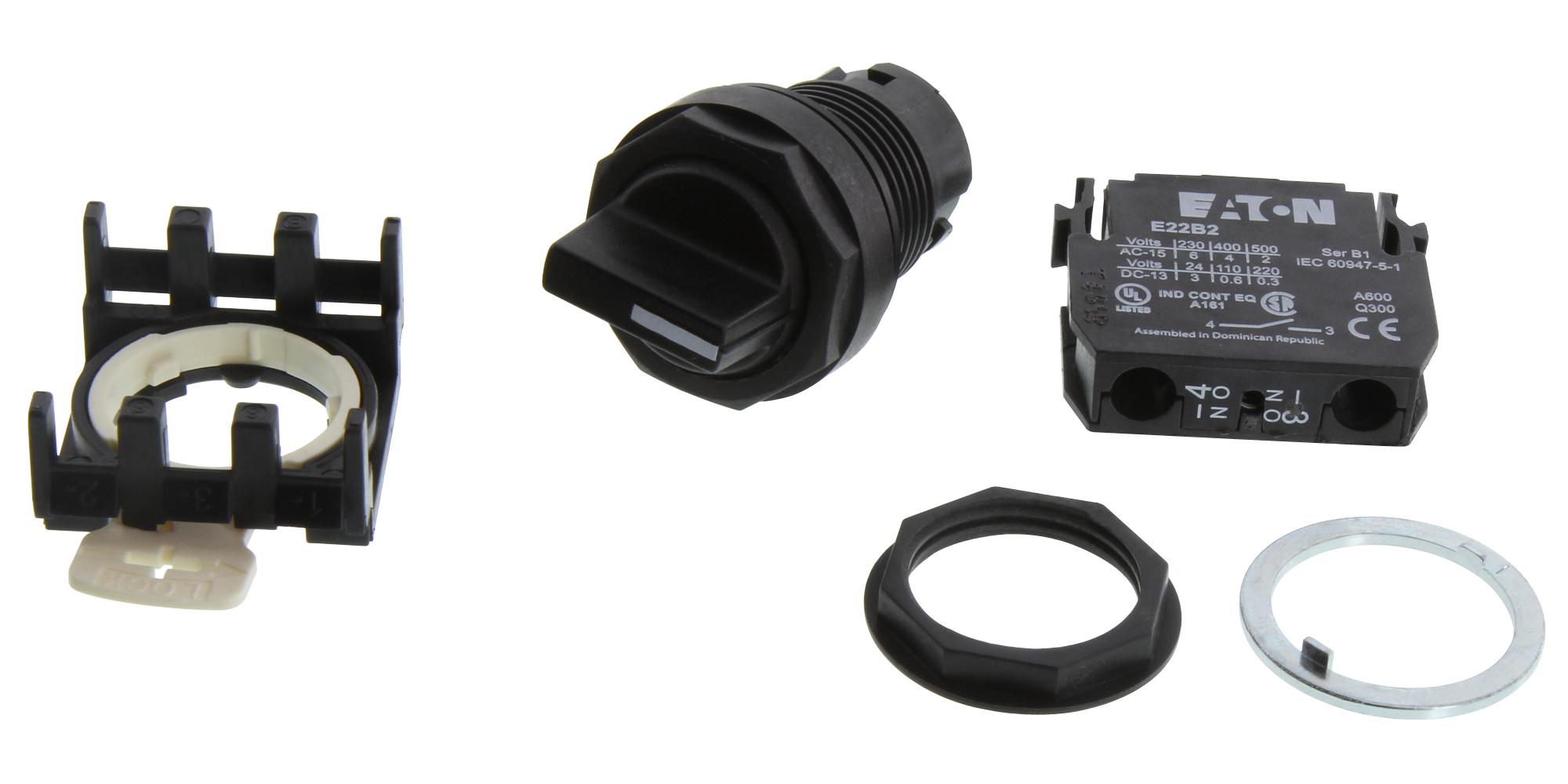 E22XB51A - Eaton Cutler Hammer - Rotary Switch, 2 Position, 1 Pole