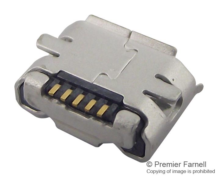 47346-0001 - Molex - Conector USB, Micro USB Tipo B, USB 2.0