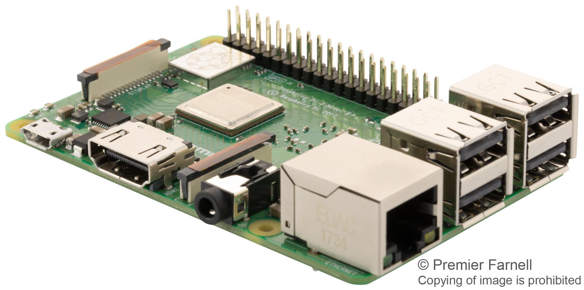 RPI3-MODBP - Raspberry-pi - SBC, Raspberry Pi3 B+, BCM2837B0