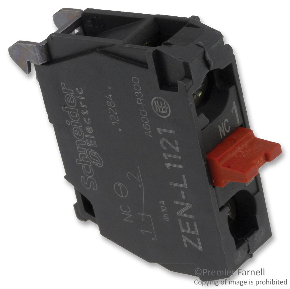 ZENL1121 - Schneider Electric - Bloque de Contactos, 6 A, 120 V