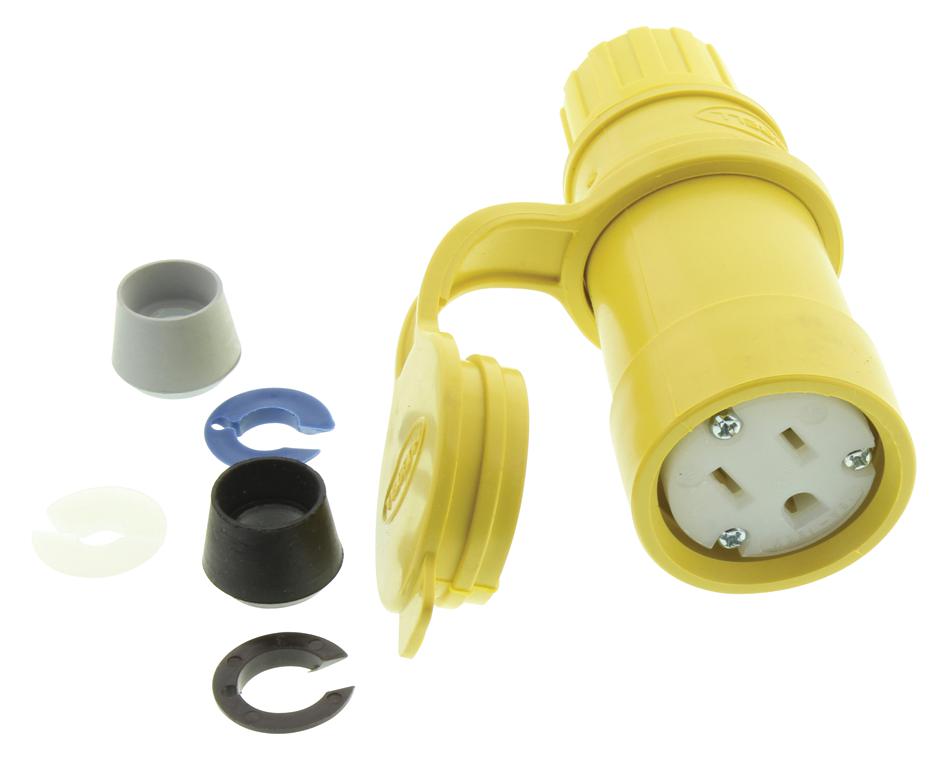 HBL15W47 - Hubbell Wiring Devices - Conector de Entrada de Potencia ...
