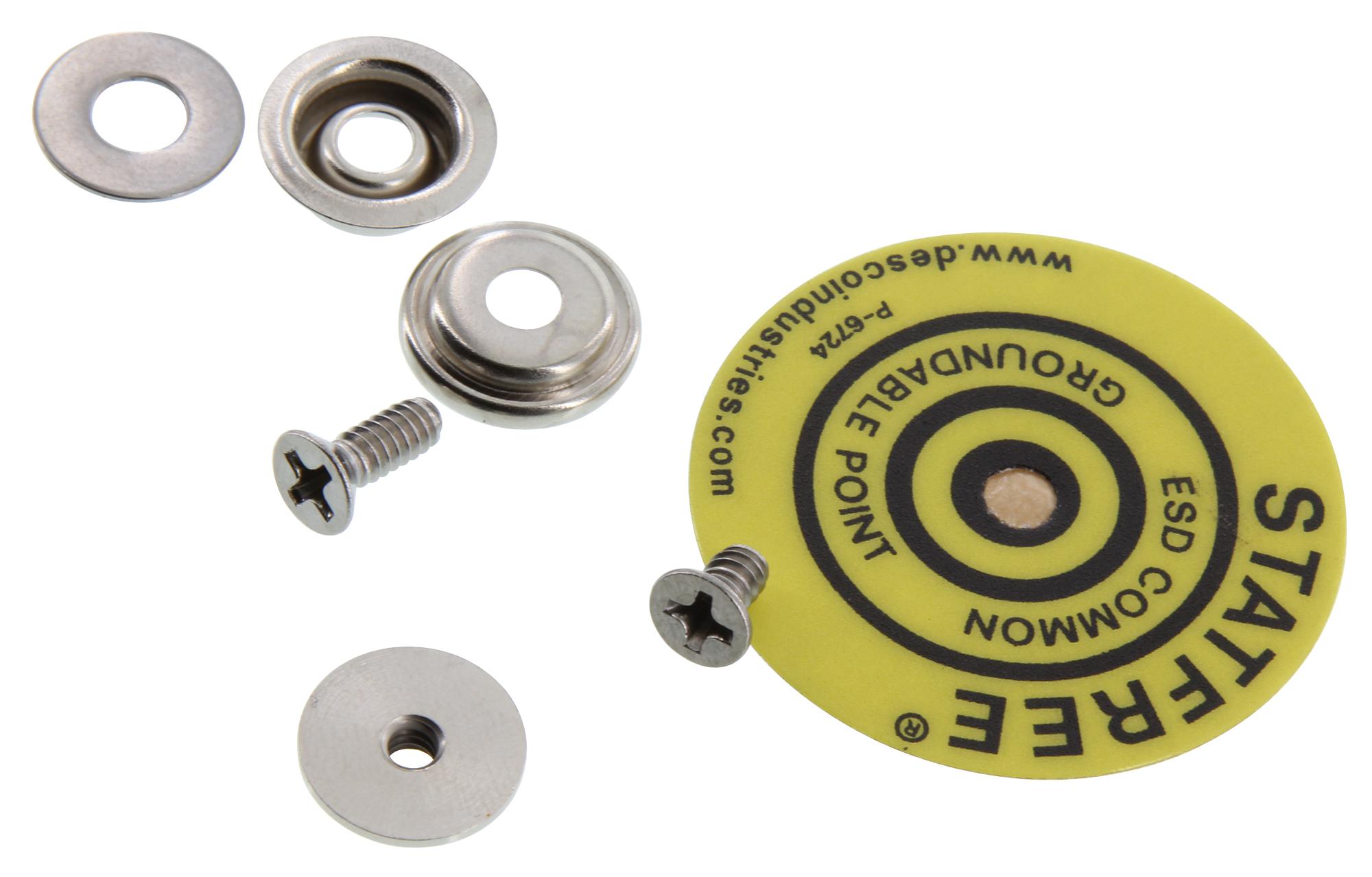 09864 - Desco - Kit Antiestático, Broche, Universal