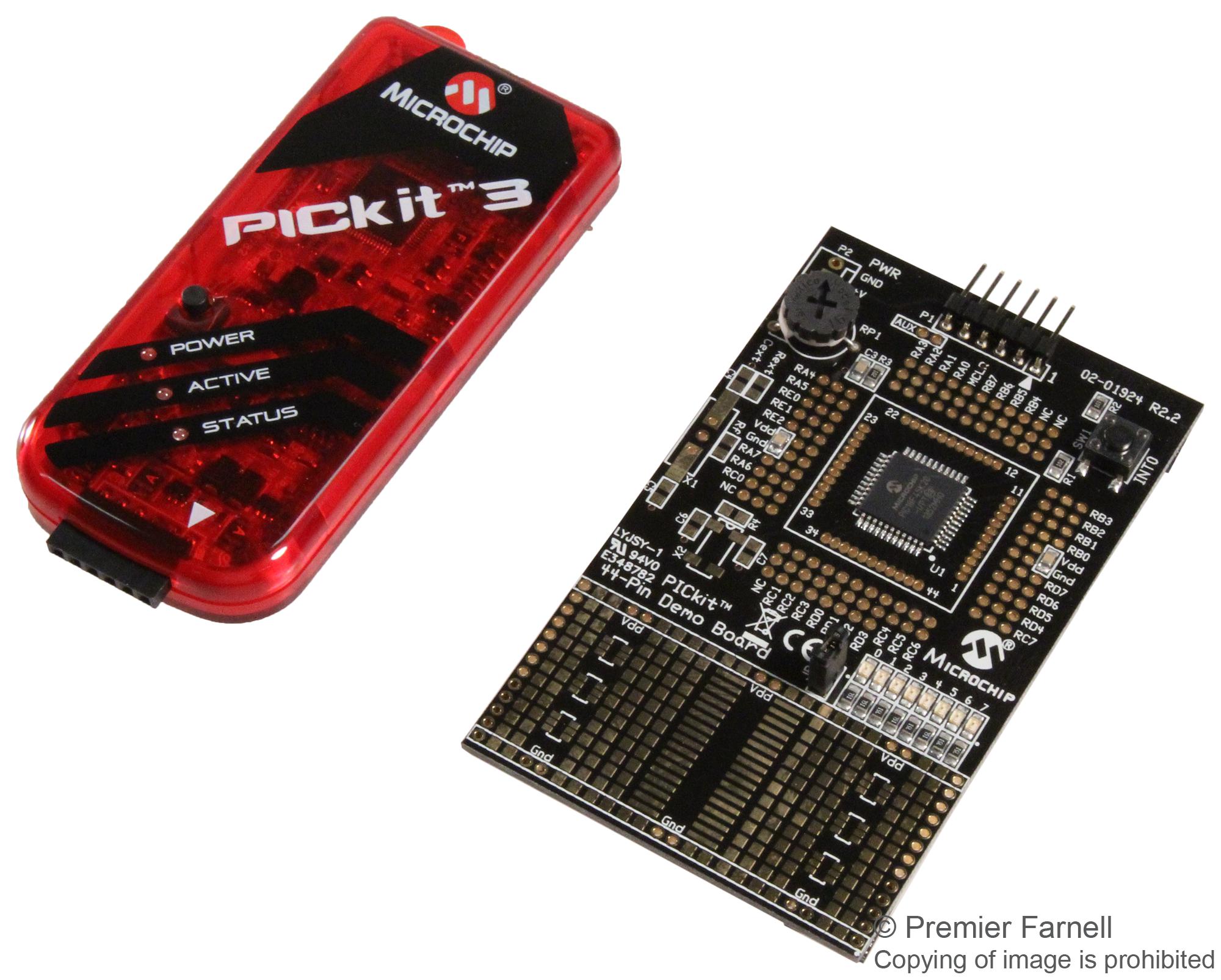 DV164131 - Microchip - Debug Express, PICkit 3, PIC