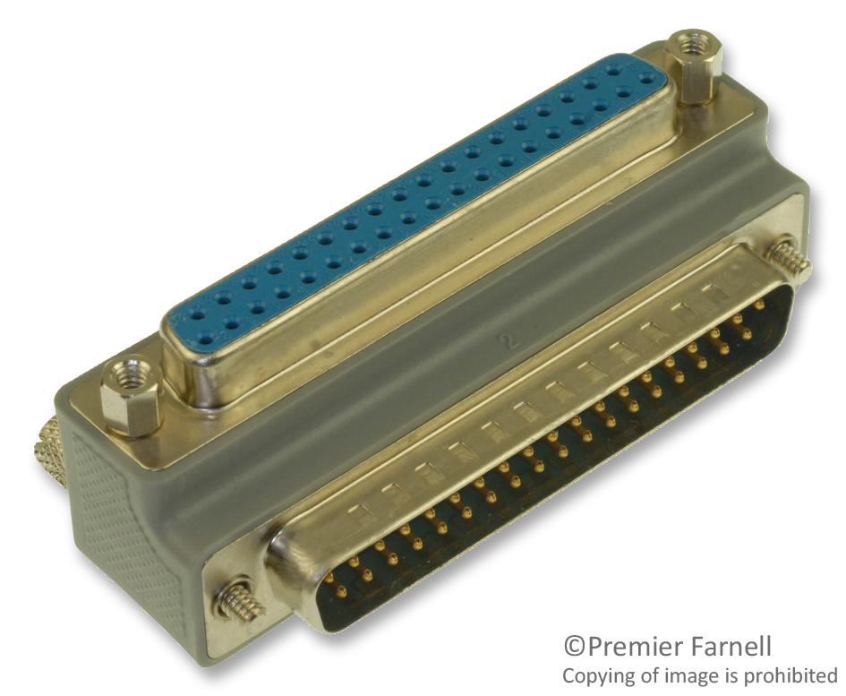 DG9037MF1 - L-com - Adaptador para Conector D Sub, Ángulo Recto, Bajo Perfil