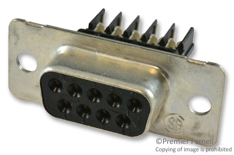 1-745491-7 - Amp - Te Connectivity - Conector D Sub, DB9, 9 Contactos