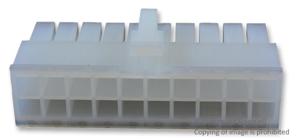 39-01-2200 - Molex - Connector Housing, Pull Tabs, UL 94V-2
