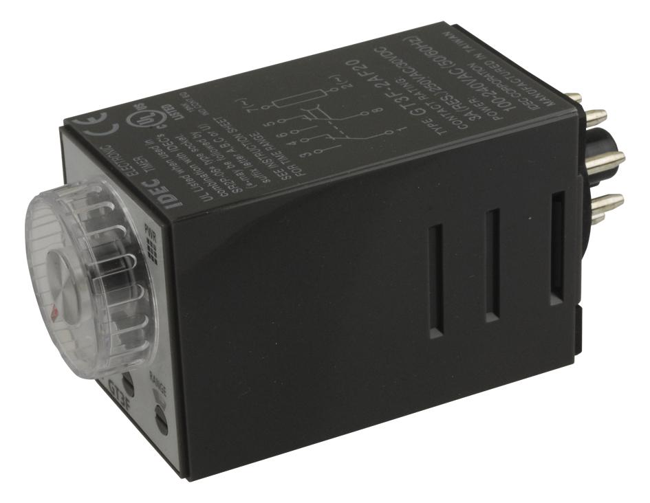 GT3F-2AF20 - Idec - Temporizador Analógico, Potencia Real, Serie GT3F