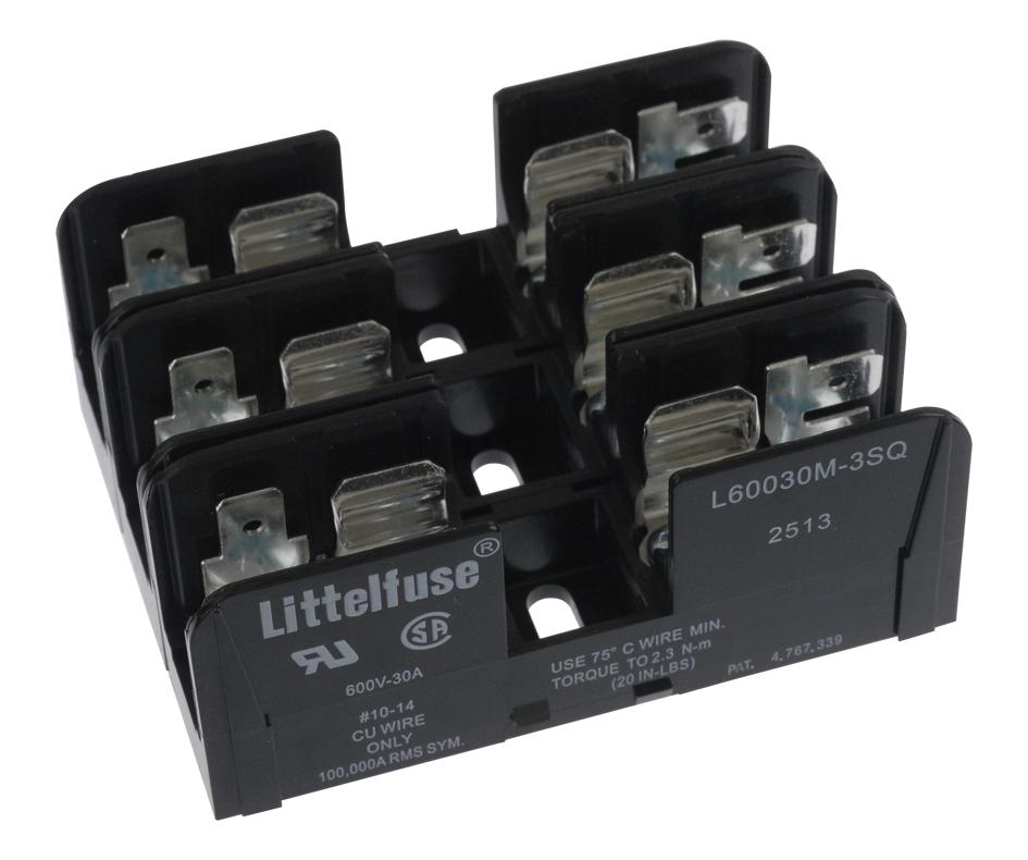 L60030M3SQ - Littelfuse - Portafusible, Bloque de Fusibles, Modular