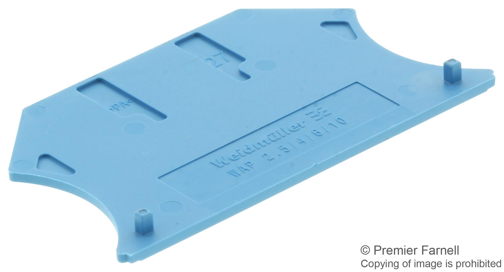 1050080000 - Weidmuller - Cubierta de Extremo, Para Usarse con Clemas ...