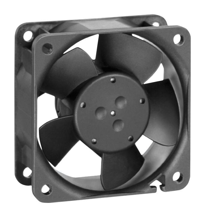 614NHHR - Ebm-papst - Ventilador axial de CD, 24 V, Cuadrado