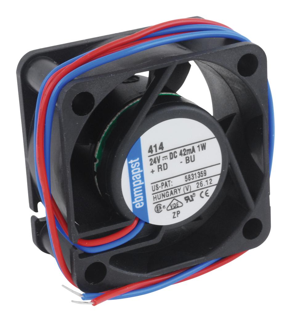 414 - Ebm-papst - DC Axial Fan, 24 V, Square