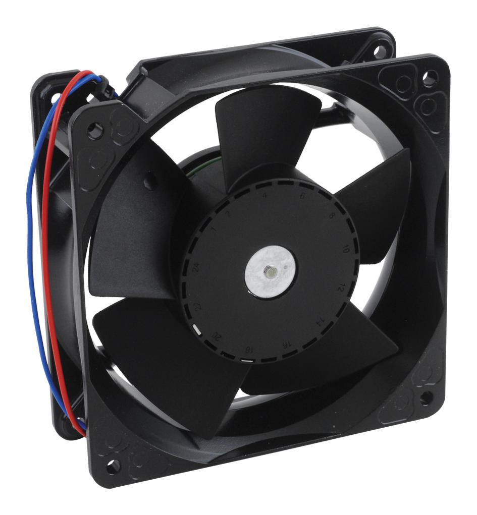 4114NHH - Ebm-papst - Ventilador axial de CD, 24 V, Cuadrado