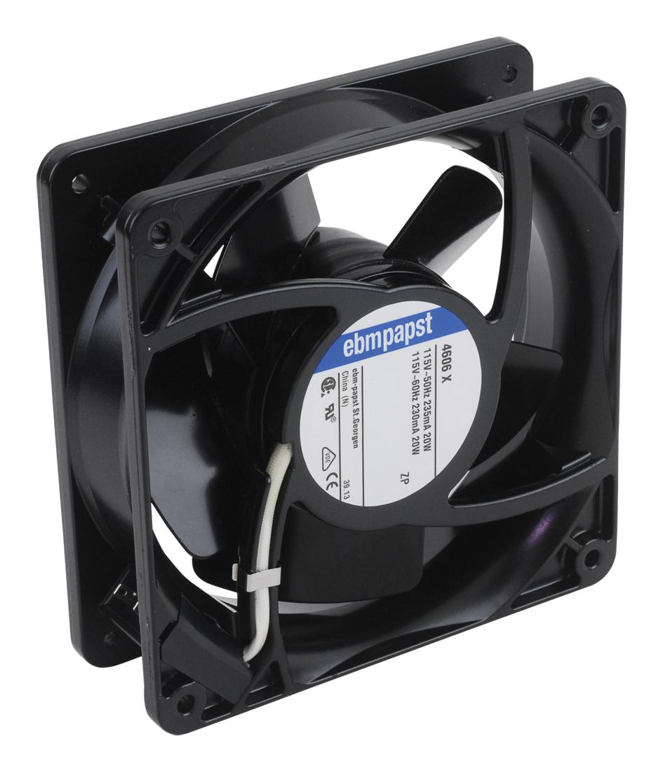4606X - Ebm-papst - Ventilador axial de CA, 115V, Cuadrado