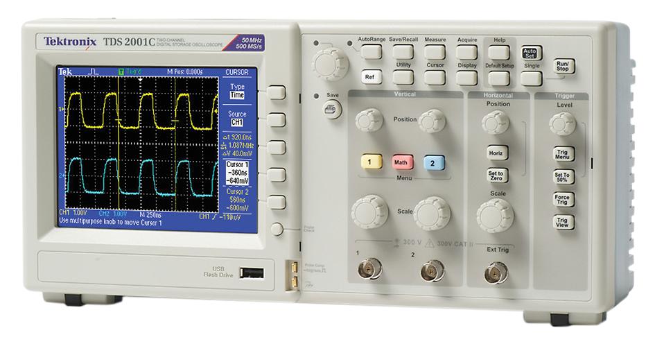 TDS2022C - Tektronix - Osciloscopio Digital, Serie TDS2000C, 2 Canales