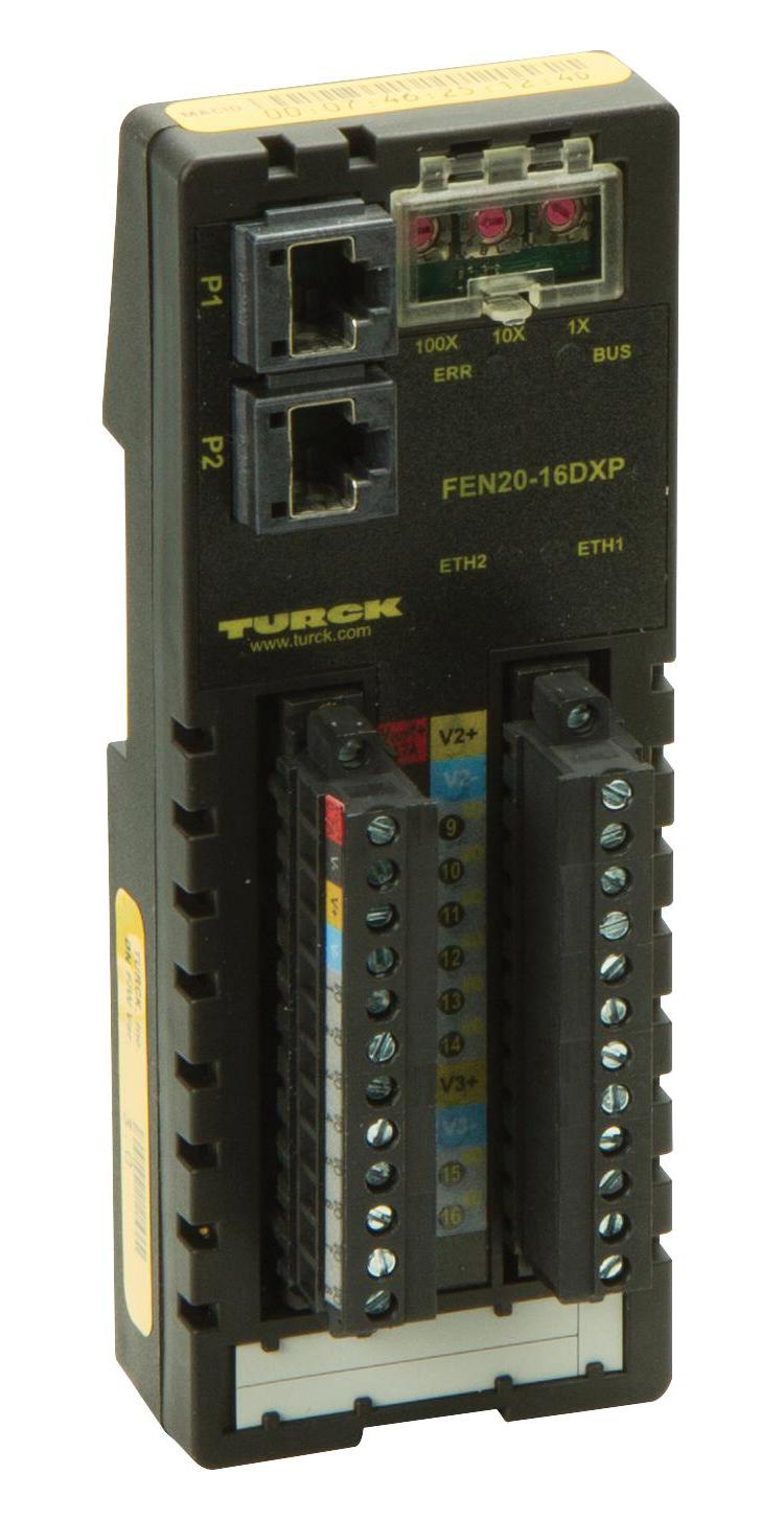 FEN20-16DXP - Turck - Módulo E/S, Multiprotocolo, 16 Canales Configurables