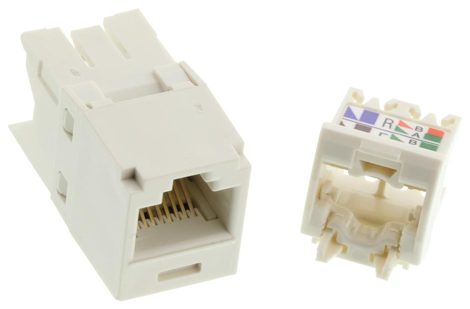 CJ688TGIW - Panduit - Conector Modular, RJ45 Jack Alambrado, 1 x 1 (Puerto)