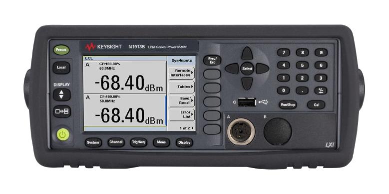 N1913B - Keysight Technologies - Medidor de Potencia RF, 0 Hz a 120 GHz, -70dBm a +44dBm