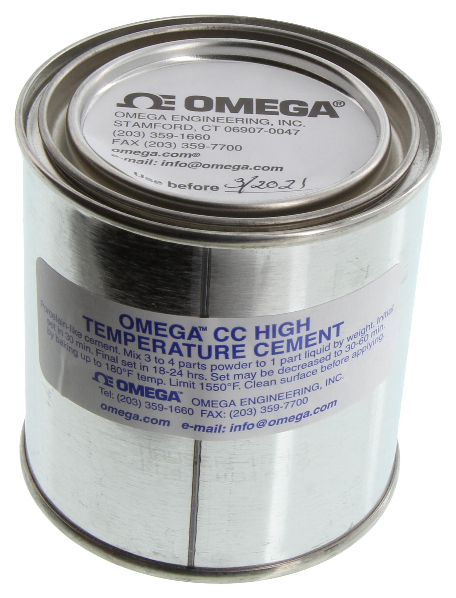 CC FILLER - Omega - CC HIGH TEMPERATURE CEMENT POWDER, 8 OZ