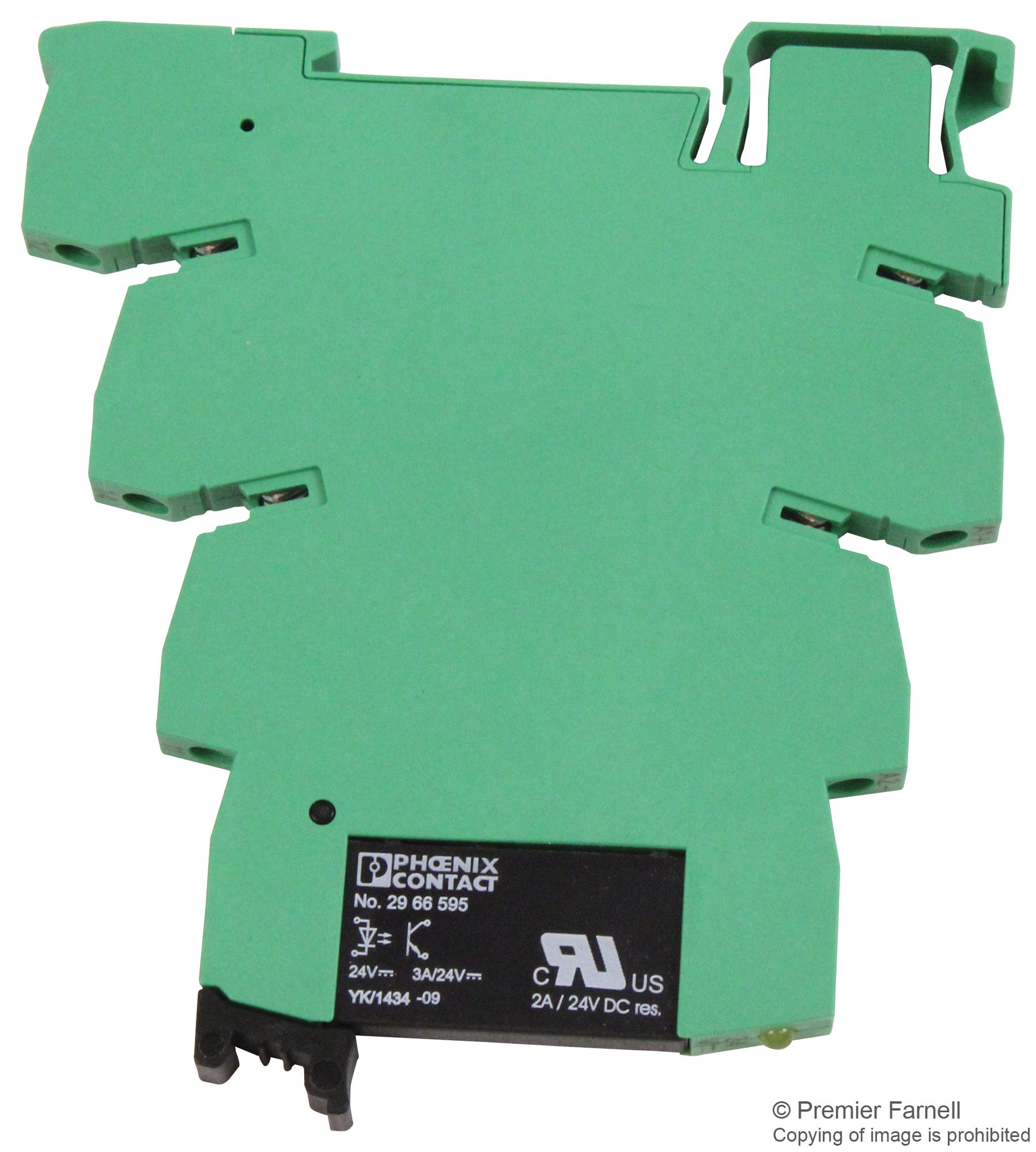 2966634 - Phoenix Contact - Relevador de Estado Sólido, SPST, Carril DIN