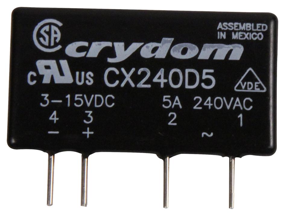 CX240D5 - Sensata/crydom - Relevador de Estado Sólido, SPST-NO, 5 A