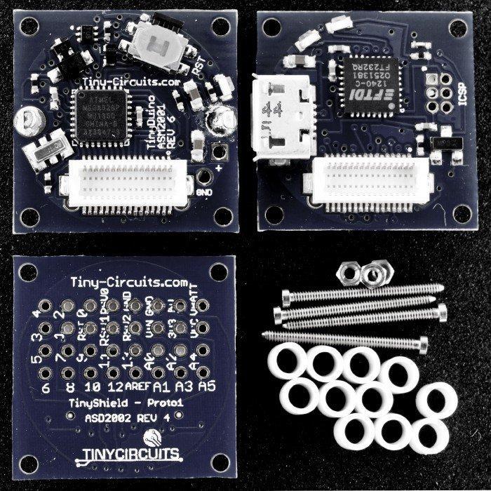 ASK1001-R-P1-B - Tiny Circuits - Kit de Desarrollo, Kit Básico Tinyduino, para Arduino