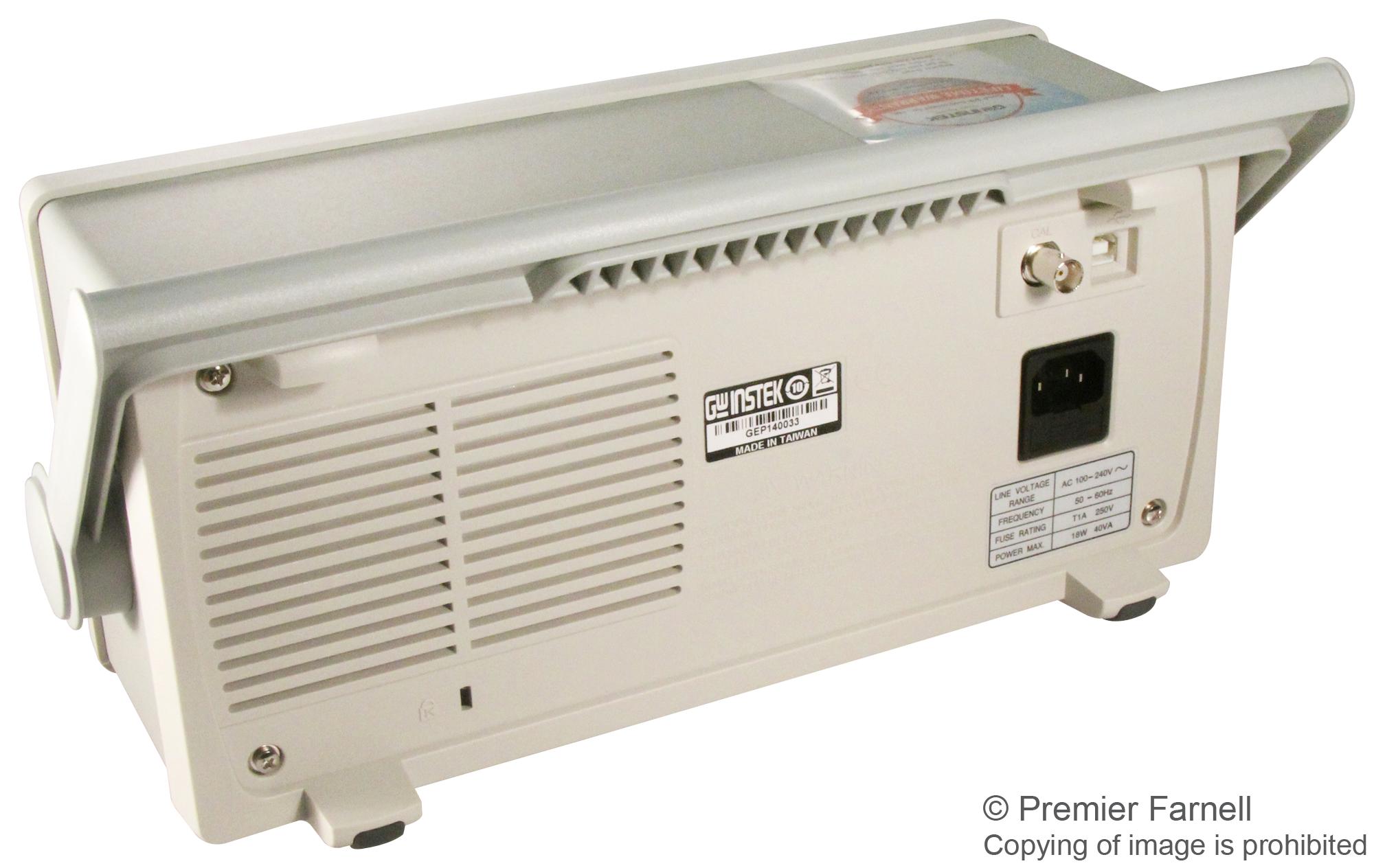 GDS-1102A-U - Gw Instek - Osciloscopio Digital, Serie GDS1000A-U, 2 Canales