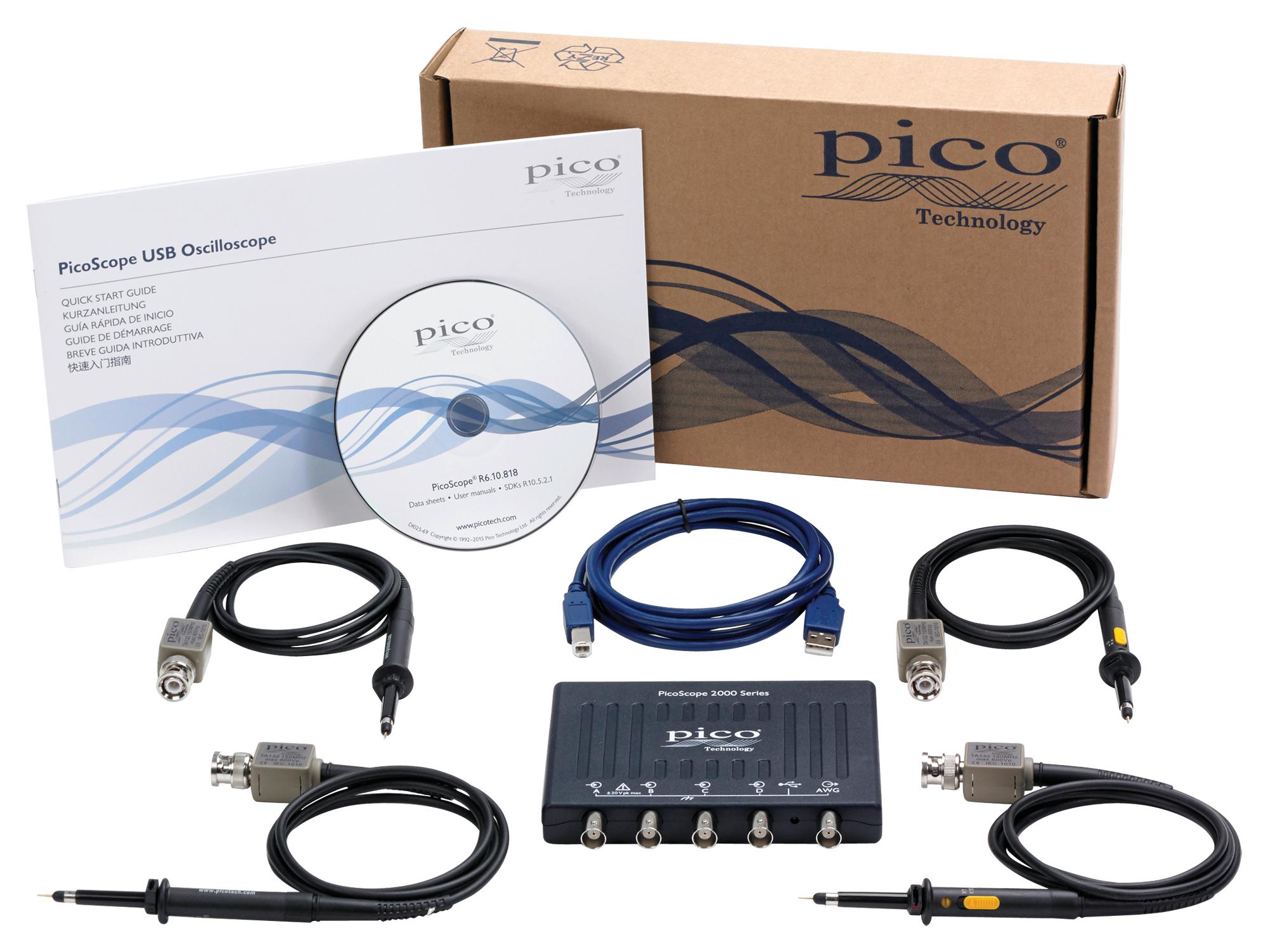 PICOSCOPE 2405A - Pico Technology - Osciloscopio USB PC, Disparo ...