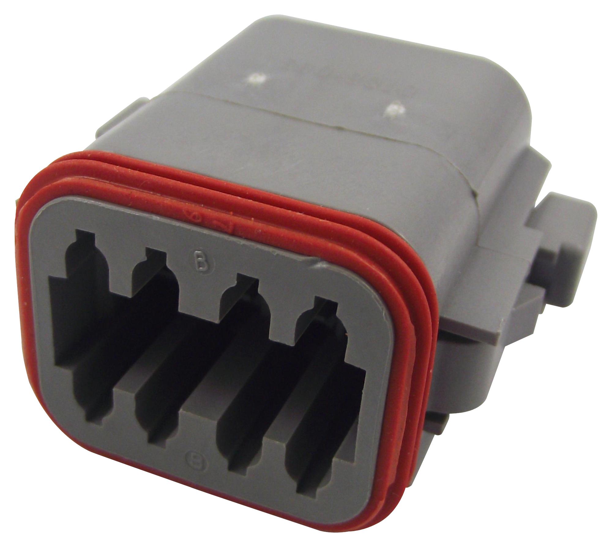 DT06-08SA - Deutsch - Te Connectivity - Carcasa de Conector Automotriz, IP68, Serie DT
