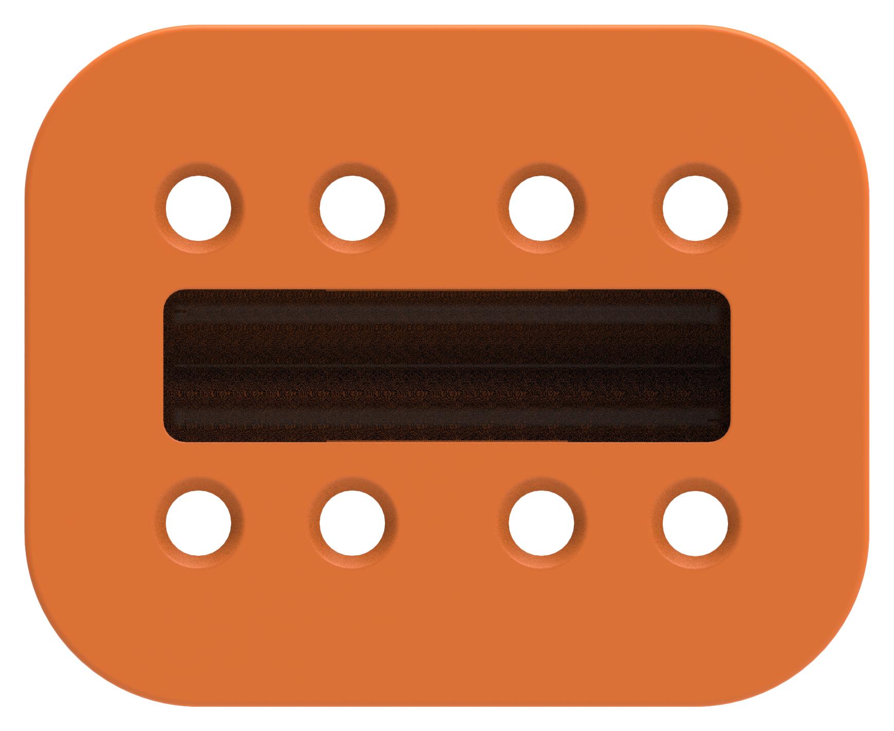 W8S - Deutsch - Te Connectivity - Connector Accessory, Orange, Wedge Lock